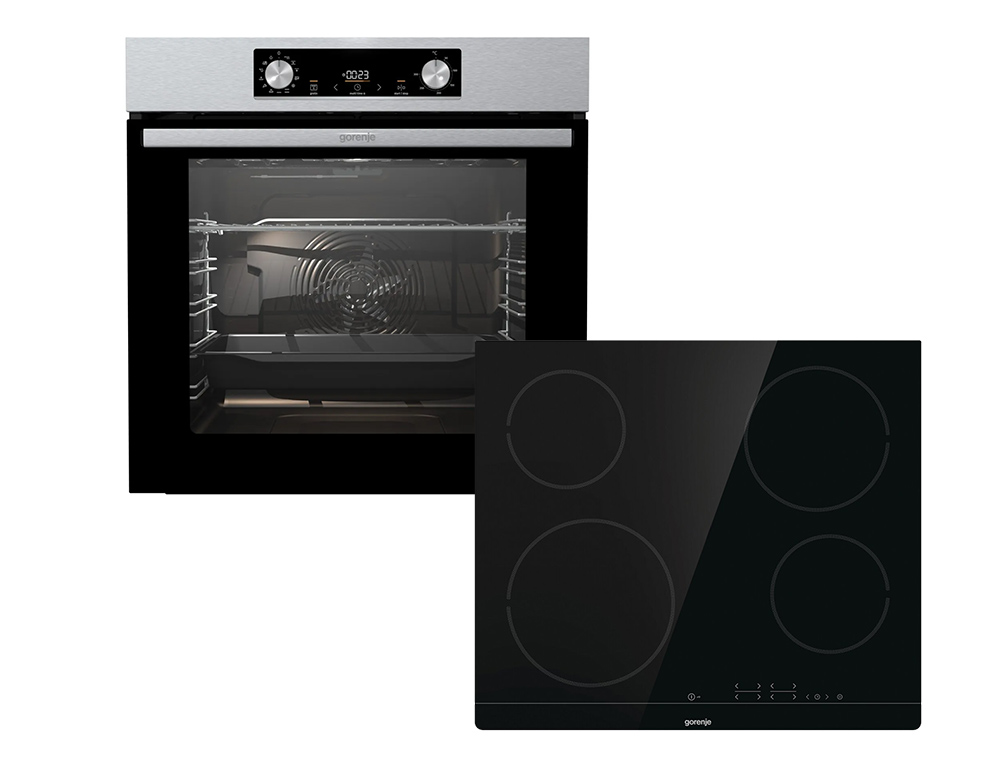Σετ εντοιχιζόμενος φούρνος Gorenje BO6737E02X με χωρητικότητα 77L και ...